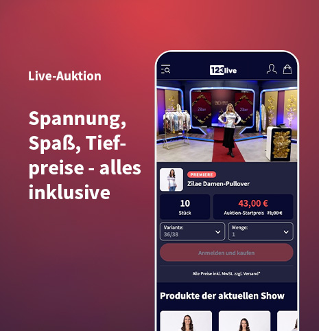Die 123.live App für iOS & Android
